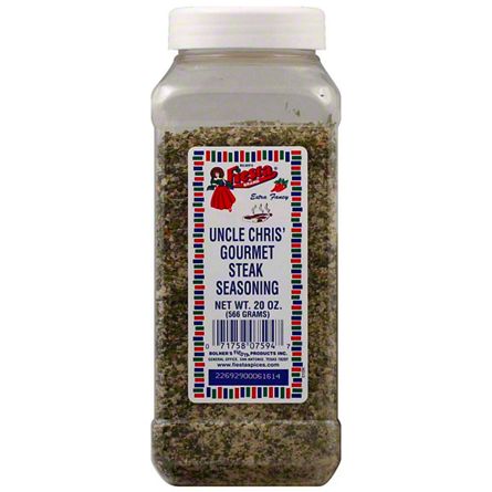 Bolner's Fiesta Uncle Chris' Gourmet Steak Seasoning, 20 oz | Central ...