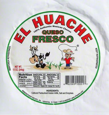El Huache Queso Fresco Mexican Cheese, 10 oz | Joe V's Smart Shop | Low ...