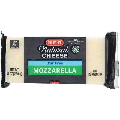 H-E-B Fat Free Mozzarella Cheese, 8 oz | Joe V's Smart Shop | Low ...