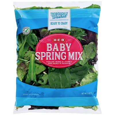 H-E-B Baby Spring Mix, 5 oz | Central Market - Really Into Food