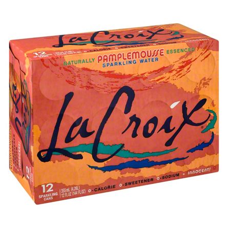 LaCroix Pamplemousse Grapefruit Sparkling Water 12 oz Cans, 12 pk | Central Market - Really Into ...