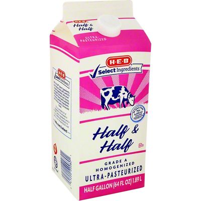 H-E-B Half & Half, 64 oz | Central Market - Really Into Food