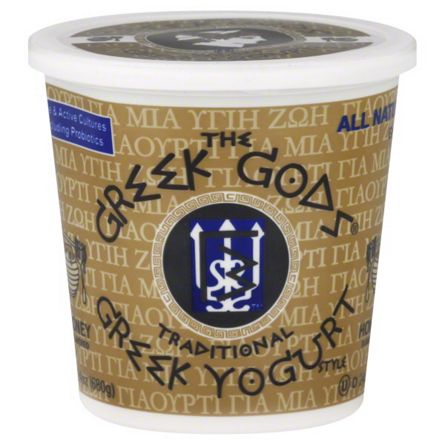 Greek Gods Greek Style Traditional Honey Flavored Yogurt, 24 oz ...