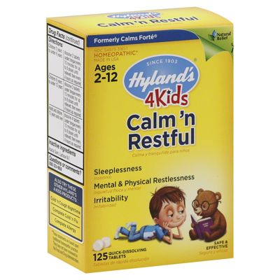 Hylands 4Kids Calm 'n Restful Ages 2-12 Quick-Dissolving Tablets, 125 ...
