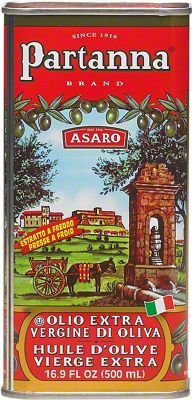 Partanna Sicilian Extra Virgin Olive Oil Tin, 500 mL | Central Market ...