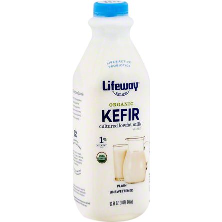 Lifeway Organic Plain Unsweetened Lowfat Kefir , 32 oz | Central Market ...