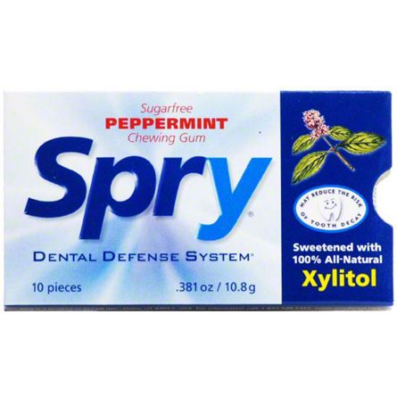 Spry Peppermint Gum with Xylitol, 10 ct | Central Market - Really Into Food