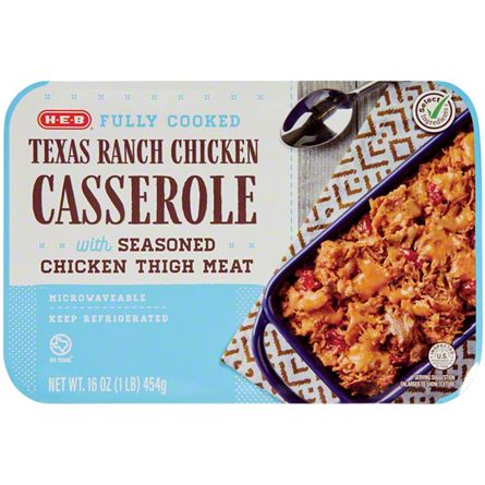 H-E-B Fully Cooked Texas Ranch Chicken Casserole, 16 oz | Central ...