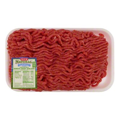 H-E-B Natural Angus Ground Beef Sirloin, 90% Lean | Joe V's Smart Shop ...