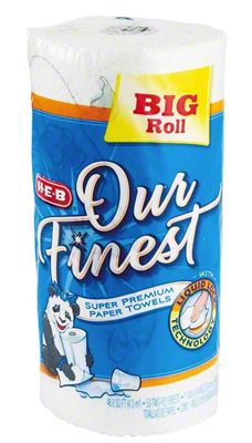 H-E-B Our Finest Full Sheets Big Roll Paper Towels, 1 ct | Central ...