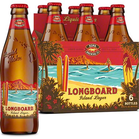 Kona Longboard Island Lager Beer 12 oz Bottles, 6 pk | Central Market ...