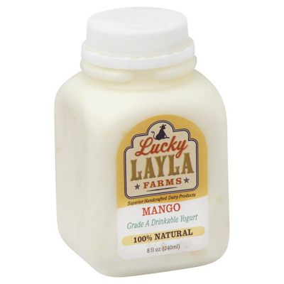 Lucky Layla Mango Yogurt Drink, 8 oz | Central Market - Really Into Food