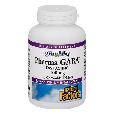 NATURAL FACTORS Pharma GABA Chewable Tablets, 60 ct | Central Market ...