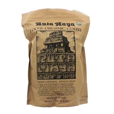 Ruta Maya Organic Medium Roast Whole Bean Coffee, 2.2 lb | Central ...