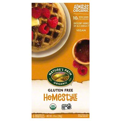 Nature's Path Organic Gluten Free Frozen Waffles, 6 ct | Central Market ...