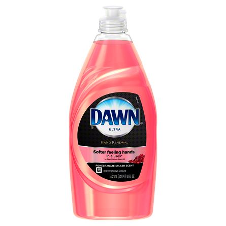 Dawn Hand Renewal Pomegranate Splash Dishwashing Liquid Soap, 18 oz ...