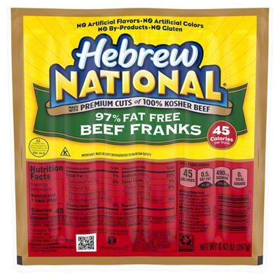 Hebrew National 97% Fat Free Beef Franks, 9.43 oz | Central Market ...