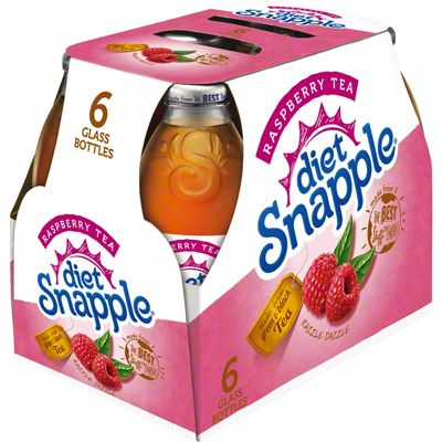 Snapple Diet Raspberry Tea 16 oz Bottles, 6 pk | Central Market ...