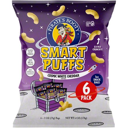 Robert's Smart Puffs Baked Cheese Puff Snack Packs, 6 ct | Central ...