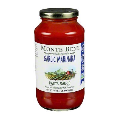 Monte Bene Garlic Marinara Pasta Sauce, 24 oz | Central Market - Really ...