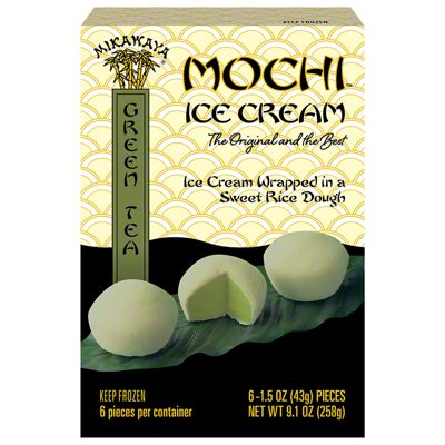 Mikawaya Mochi Green Tea Ice Cream, 12 oz | Central Market - Really ...
