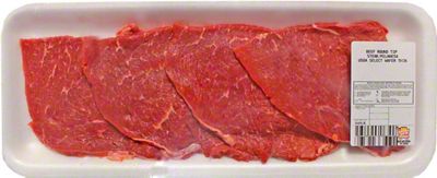 Joe V's Beef Round Tip Steak for Milanesa Wafer Thin Pulpa Bola, USDA ...