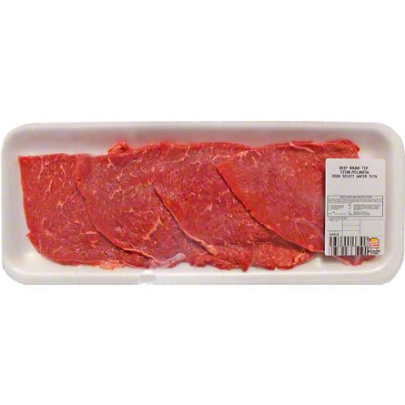 Joe V's Beef Round Tip Steak for Milanesa Wafer Thin Pulpa Bola, USDA ...