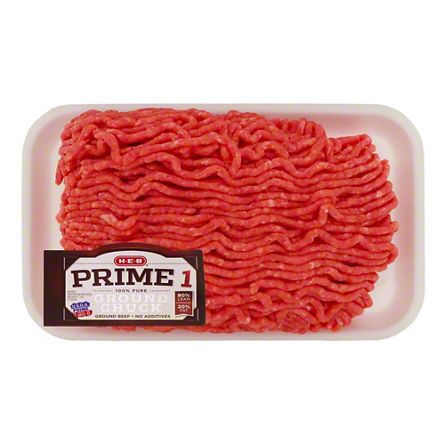 H-E-B Prime 1 Ground Beef Chuck, 80% Lean | Joe V's Smart Shop | Low ...