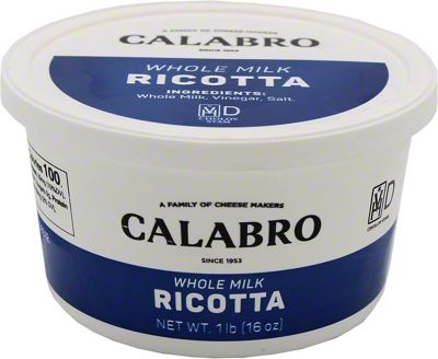 Calabro Whole Milk Ricotta, 1 lb | Central Market - Really Into Food