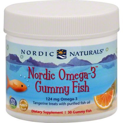 Nordic Naturals Nordic Omega-3 Fishies Tangerine Treats Fish Shaped ...