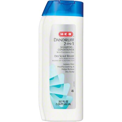 H-E-B 2 in 1 Dandruff Shampoo + Conditioner - Dry Scalp Relief, 20.7 oz ...