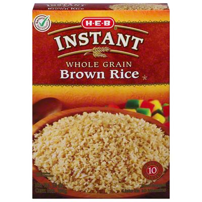 H-E-B Instant Whole Grain Brown Rice, 14 oz | Joe V's Smart Shop | Low ...