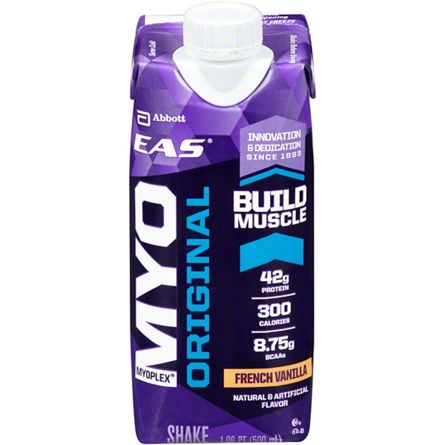 EAS Myoplex Original Ready-to-Drink Vanilla Cake Protein Shake, 1.06 pt ...