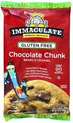 Immaculate Baking Gluten Free Chocolate Chunk Cookie Dough, 12 ct ...