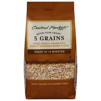 Central Market 5 Grains Quick Cook Grains, 8.8 oz | Central Market ...