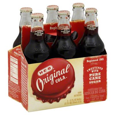 H-E-B Original Cola 12 oz Bottles, 6 pk | Central Market - Really Into Food