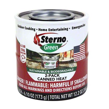 Sterno Green Canned Heat, 2 ct – Central Market