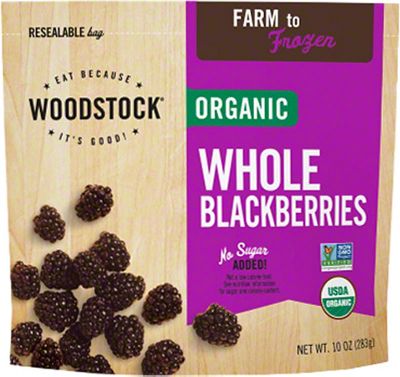 Woodstock Organic Frozen Fruit Blackberries, 10 oz | Central Market ...