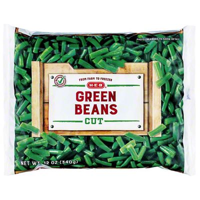 H-E-B Frozen Steamable Cut Green Beans, 12 oz | Joe V's Smart Shop ...