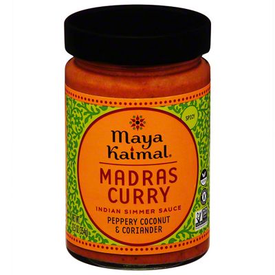 Maya Kaimal Medium Madras Curry Indian Simmer Sauce, 12.5 oz | Central Market - Really Into Food
