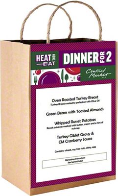 Central Market Oven Roasted Turkey Holiday Dinner for Two, ea | Central ...
