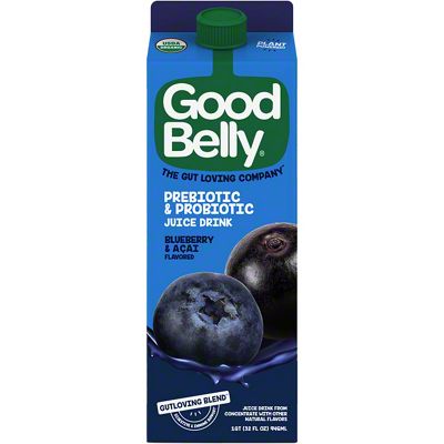 GoodBelly Probiotics Blueberry Acai Flavor Probiotic Juice Drink, 32 oz ...