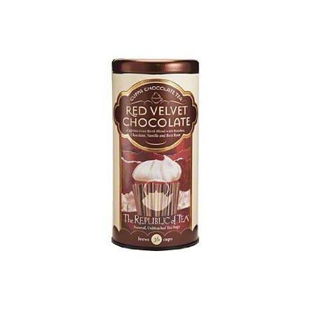 The Republic of Tea Red Velvet Cuppa Chocolate Tea Bags, 36 ct ...