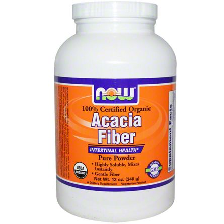 NOW Acacia Fiber Powder, 12 oz | Central Market - Really Into Food