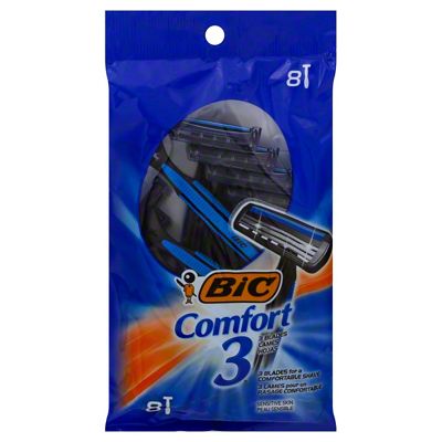 BIC Comfort 3 Disposable Razors, 8 ct | Joe V's Smart Shop | Low Prices ...