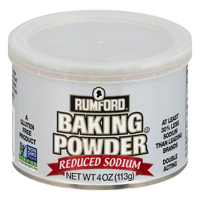 Rumford Reduced Sodium Baking Powder, 4 oz | Central Market - Really ...