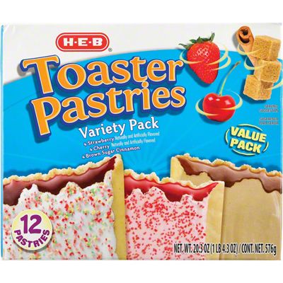 H-E-B Frosted Strawberry, Cherry & Brown Sugar Cinnamon Toaster ...
