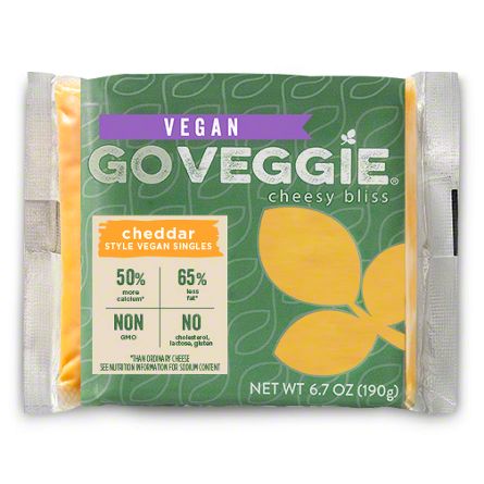 GO VEGGIE Vegan Cheddar Cheese Singles, 6.7 oz | Central Market ...