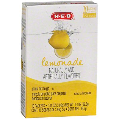 H-E-B To Go Lemonade Drink Mix, 10 ct | Joe V's Smart Shop | Low Prices ...
