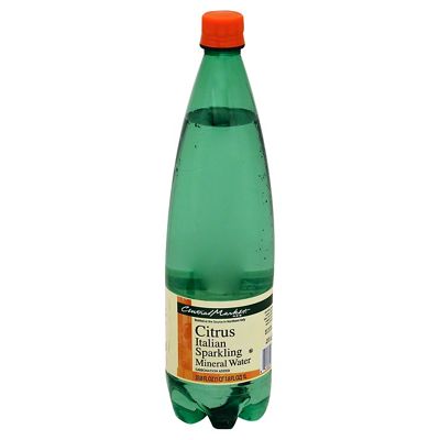 Central Market Citrus Italian Sparkling Mineral Water, 1 L | Central Market - Really Into Food